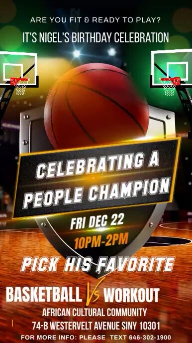 basketball game night (1) | PosterMyWall