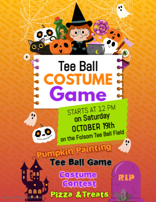 halloween, halloween kids costume party | PosterMyWall
