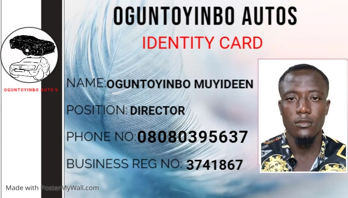 Copy of Multipurpose Business ID Card (6) | PosterMyWall