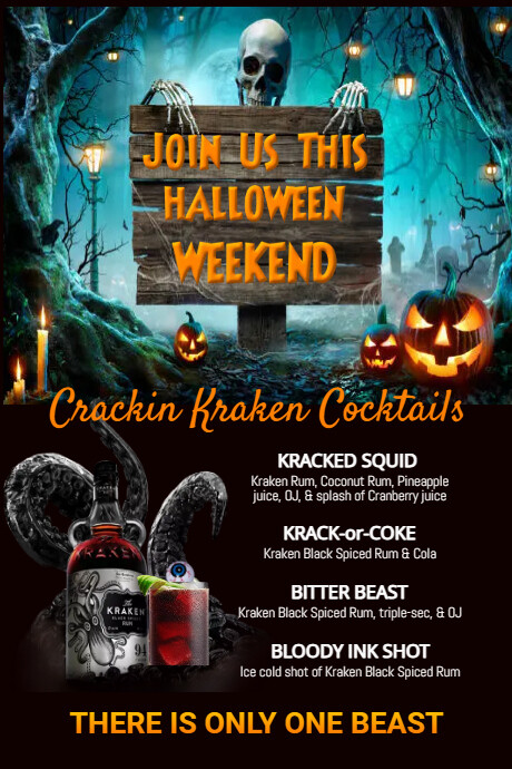 Halloween 31 October flyers,poster template | PosterMyWall
