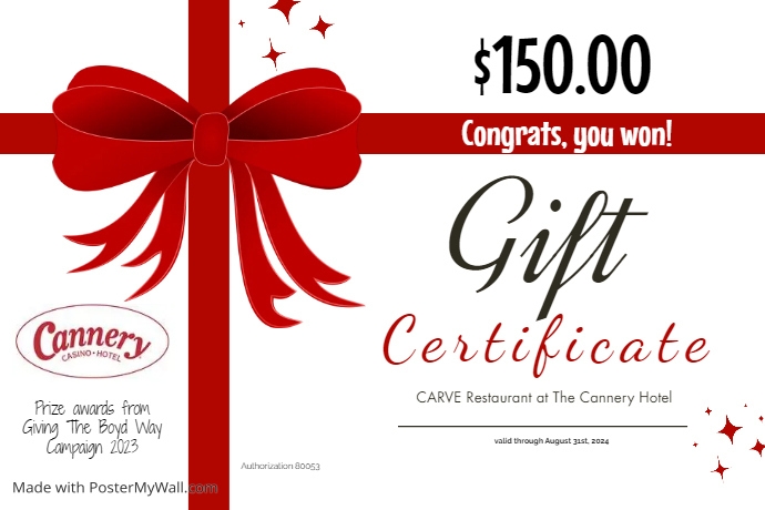 Copy of Gift Certificate | PosterMyWall