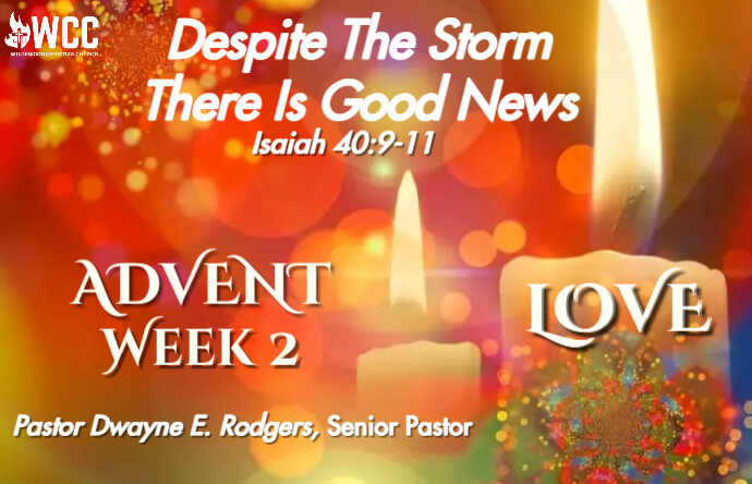 Advent Week 2 Sunday Service (1) | PosterMyWall