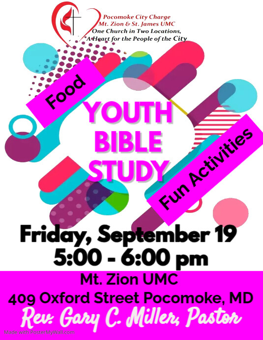 ONLINE YOUTH BIBLE STUDY | PosterMyWall