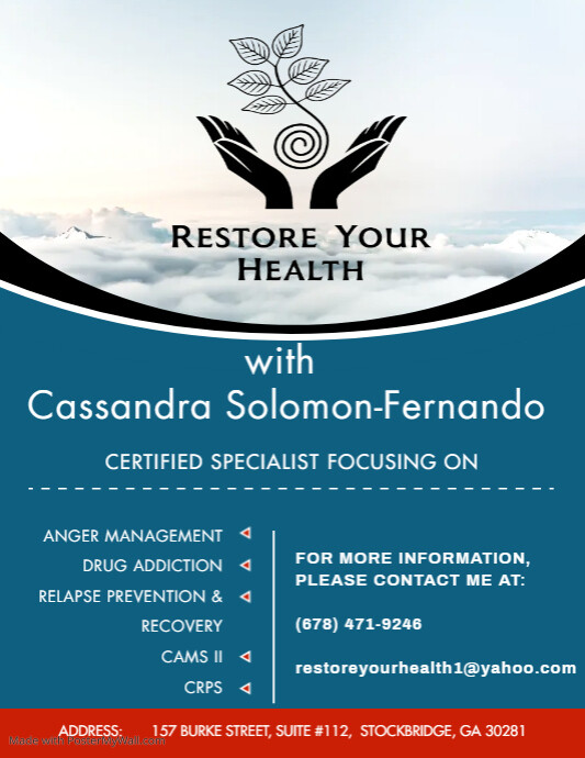 Copy of Blue Behavior Therapy Flyer | PosterMyWall