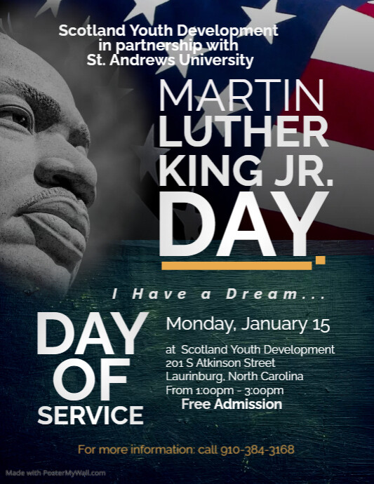 Martin Luther King Day Flyer | PosterMyWall