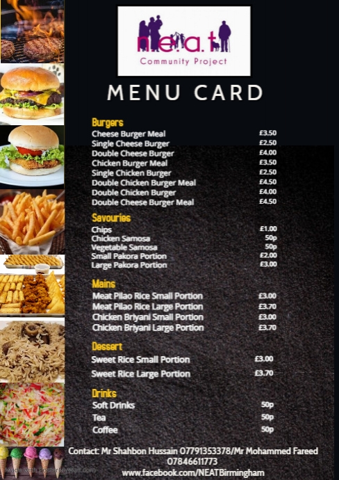 Copy of Food Delivery Service Price List Truck | PosterMyWall