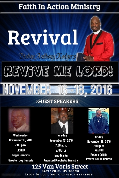 Copy of Faith In Action Ministry Revival | PosterMyWall