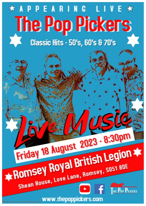 Romsey RBL - 18 Aug 23 | PosterMyWall