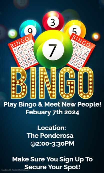 Bingo night party invitation (2) | PosterMyWall