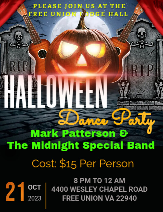 Halloween dance party | PosterMyWall