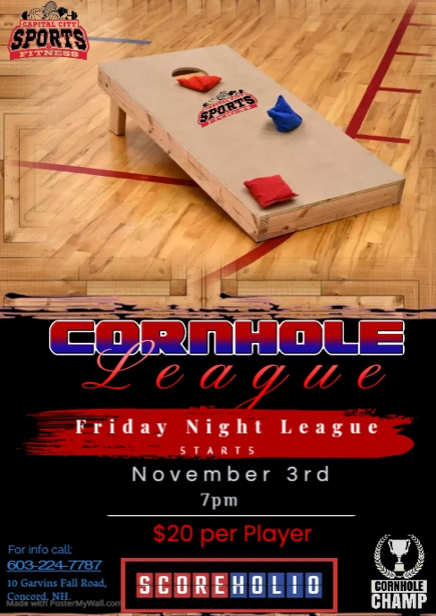 Cornhole tournament | PosterMyWall