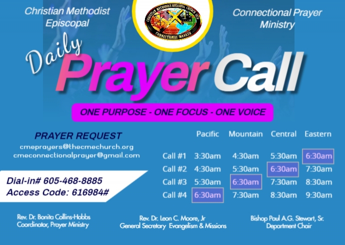 CME CPM Prayer Call Flyer | PosterMyWall