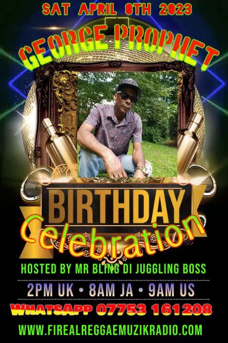 Copy of George Prophet Birthday Celebration | PosterMyWall