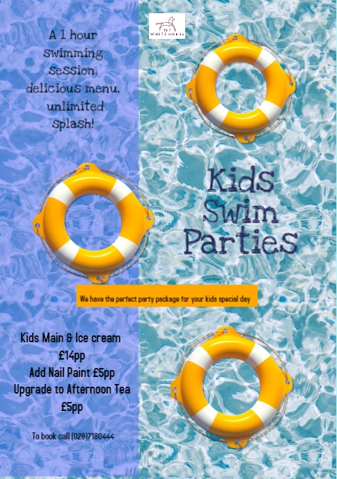 Copy of Copy of Swimming Lessons Poster Template | PosterMyWall