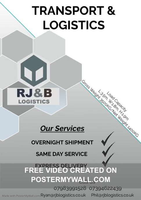Transport and Logistics Ad Flyer | PosterMyWall