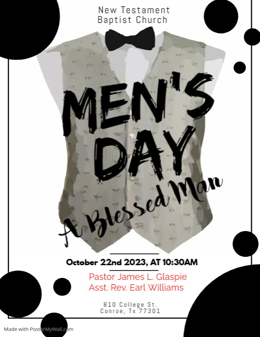 MEN'S DAY | PosterMyWall