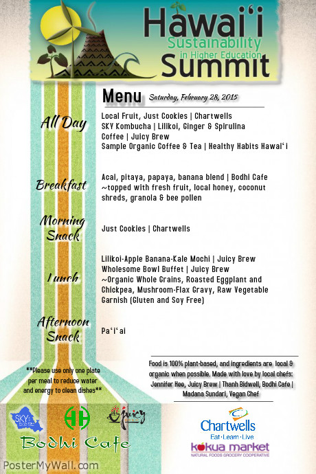 Event Menue | PosterMyWall