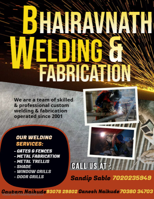 Custom Welding Flyer | PosterMyWall