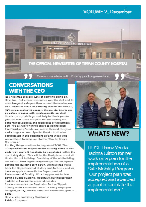 Blue School Newsletter Template Sample (1) | PosterMyWall