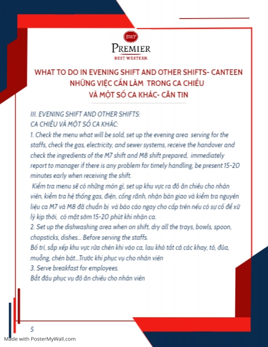 5. Evening Shift | PosterMyWall