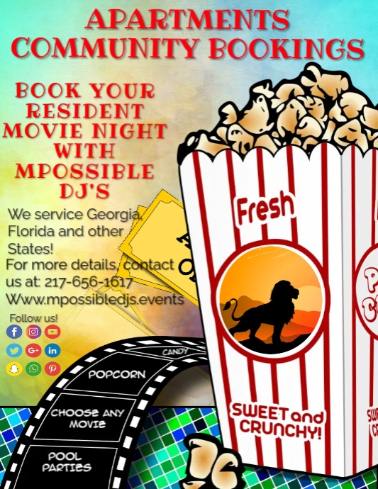 movie night event flyer | PosterMyWall