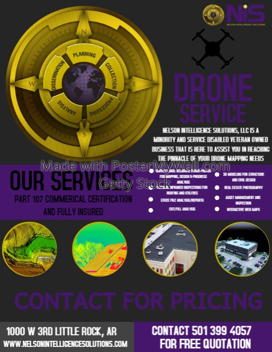 DRONE SERVICES FLYER TEMPLATE | PosterMyWall
