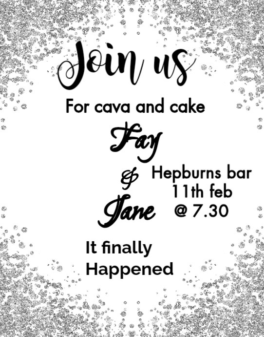 Silver Glitter Wedding Welcome Sign | PosterMyWall