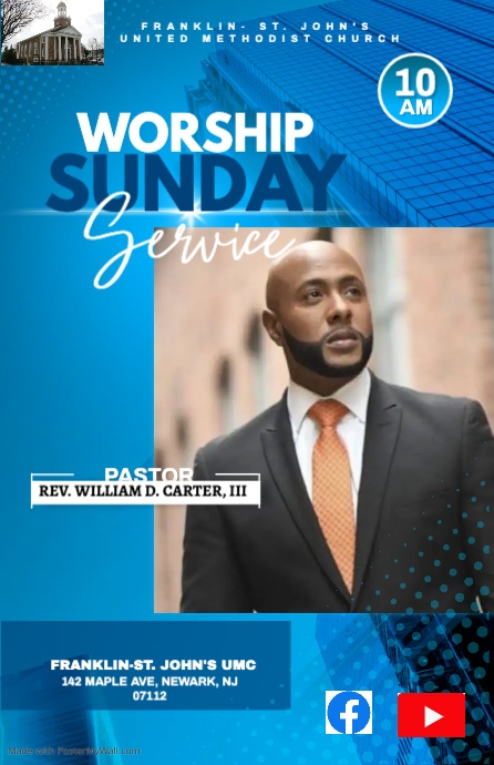 Sunday Service Worship Advert | PosterMyWall