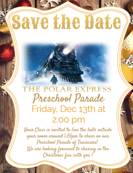 The Polar Express Christmas Party Event Flyer | PosterMyWall