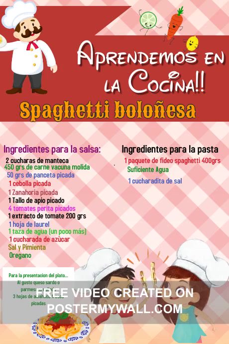 Copia de Template kids cooking class | PosterMyWall