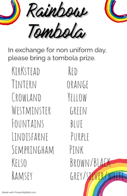 Look for Rainbows Card | PosterMyWall