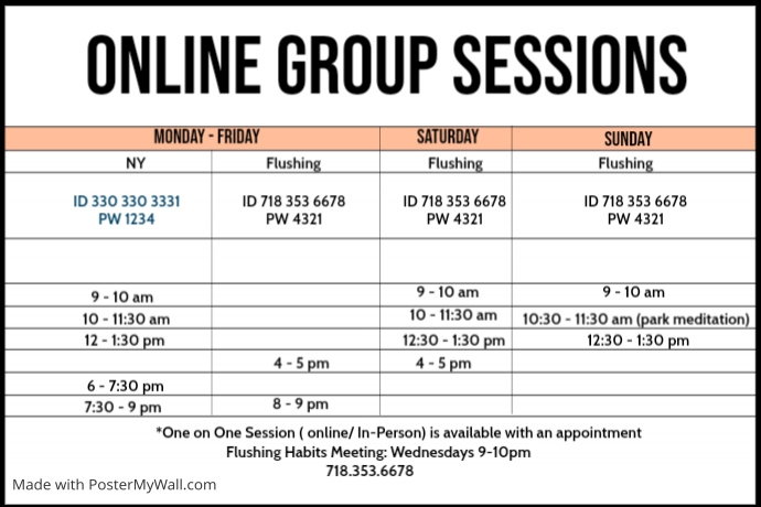 Copy of Classroom Schedule Board Template | PosterMyWall