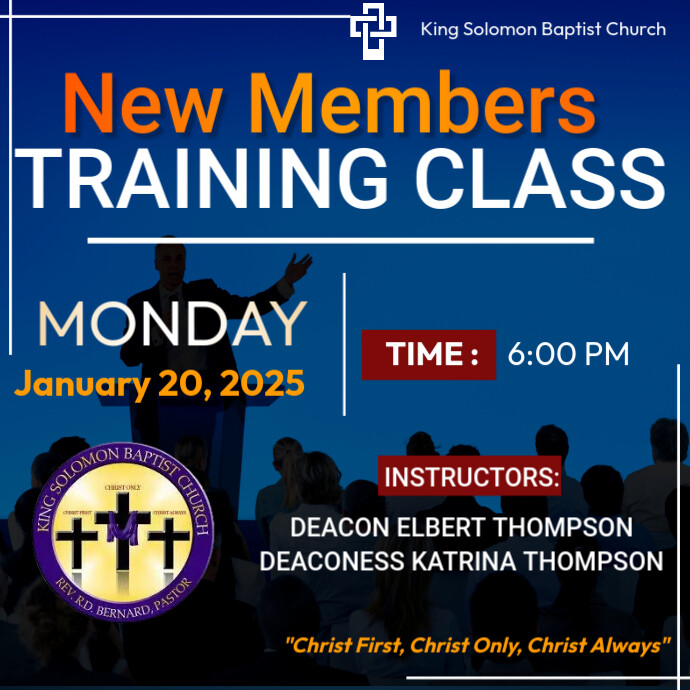 New Members Training | PosterMyWall