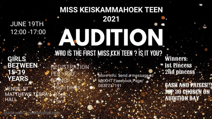 Copy of Audition Digital Display Ad Template | PosterMyWall