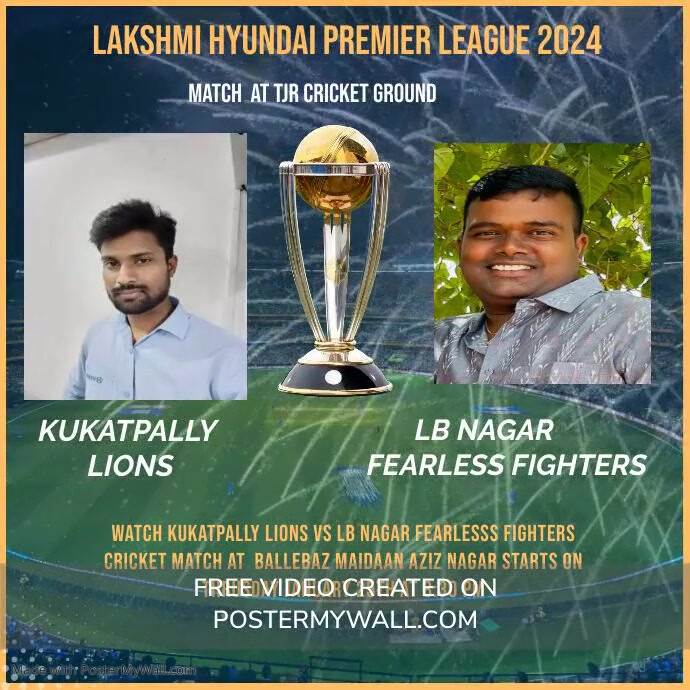Copy of IPL Grand Final 2023 Post Template | PosterMyWall