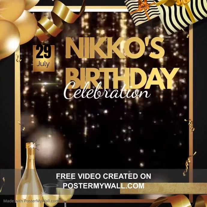 Copy of birthday celebration | PosterMyWall
