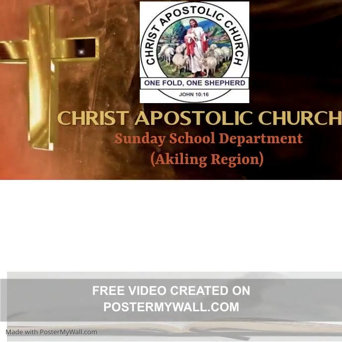 church video logo, intro, youtube, christian, | PosterMyWall