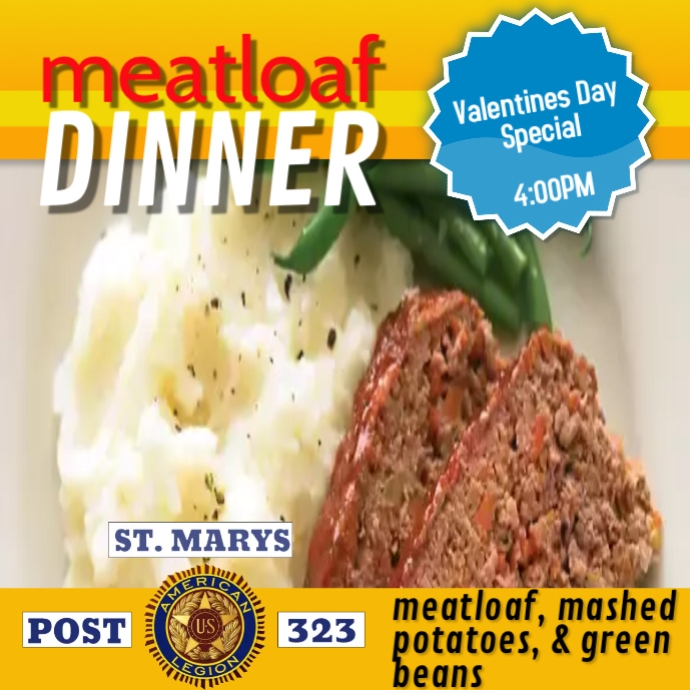 Copy of Meatloaf Dinner Special Instagram Template | PosterMyWall
