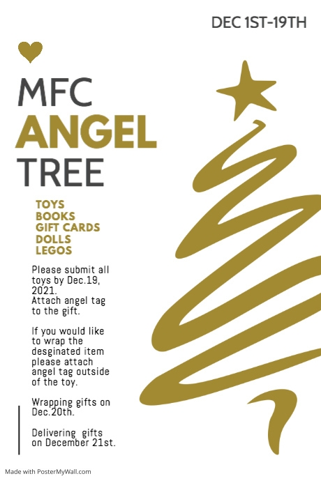 Copy of Christmas Giving Tree Flyer Template | PosterMyWall