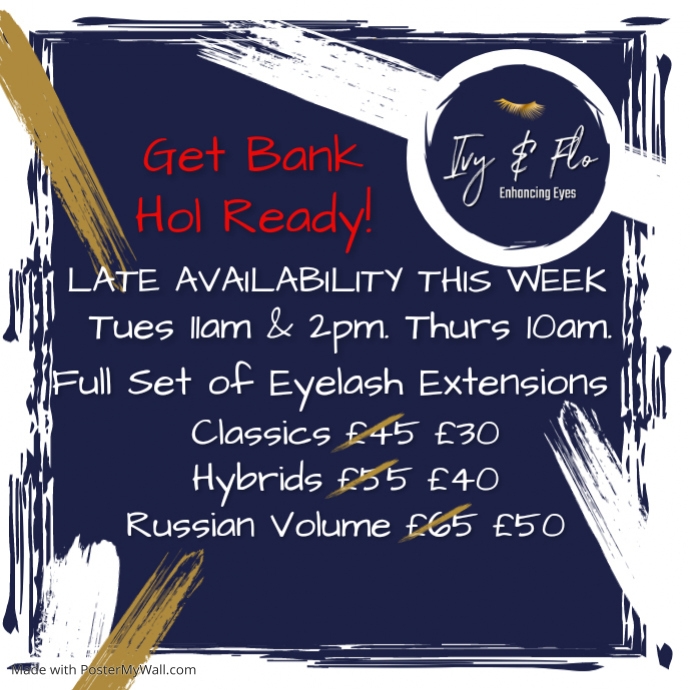 Copy of Copy of Ivy and Flo SPECIAL OFFER | PosterMyWall