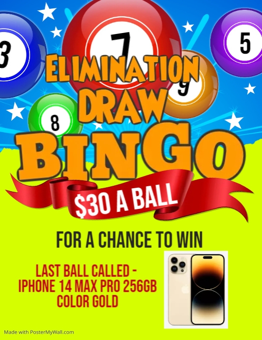 Copy of Copy of Bingo Flyer | PosterMyWall