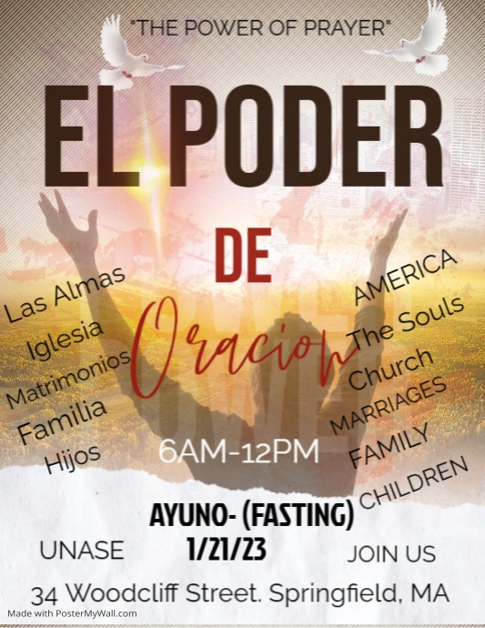 Power Of Prayer Flyer | PosterMyWall