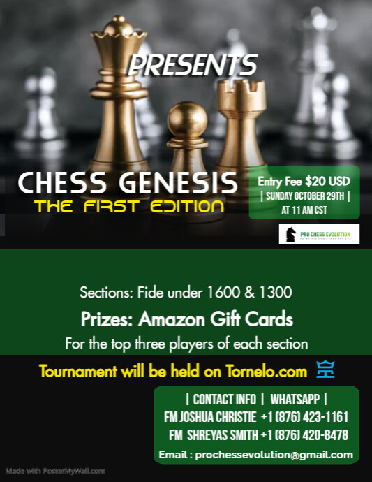 Green International Chess Day Tournament (1) | PosterMyWall
