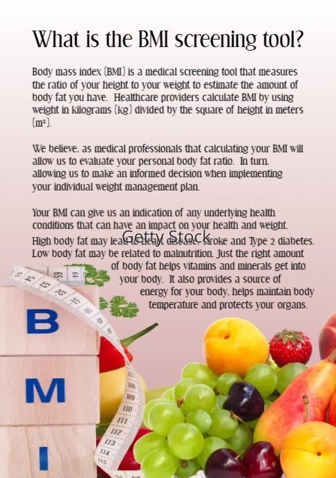 BMI info sheet finished | PosterMyWall