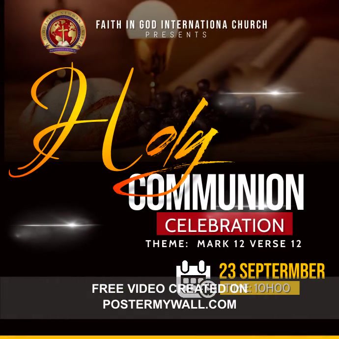 holy communion | PosterMyWall