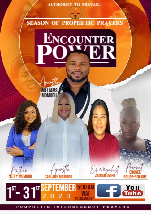 SEASON OF PROPHETIC PRAYERS SEPTEMBER 2023 | PosterMyWall