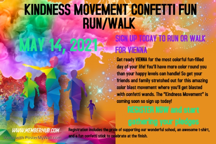 Copy of Copy of COLOUR FUN RUN | PosterMyWall