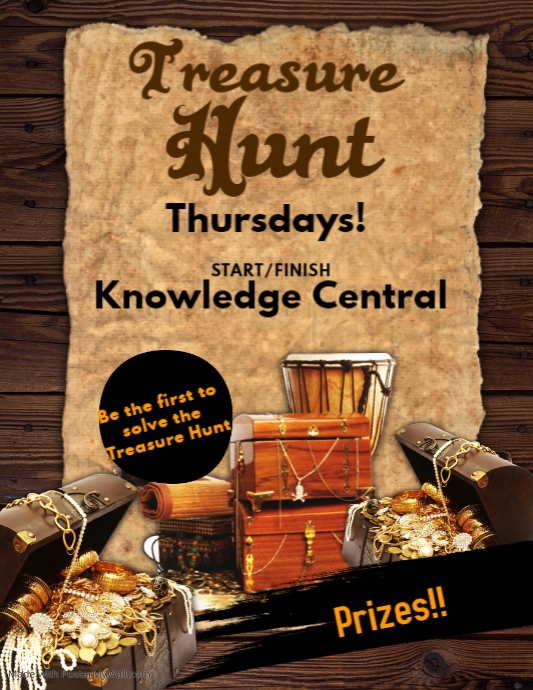 Copy of Copy of Treasure Hunt Flyer | PosterMyWall