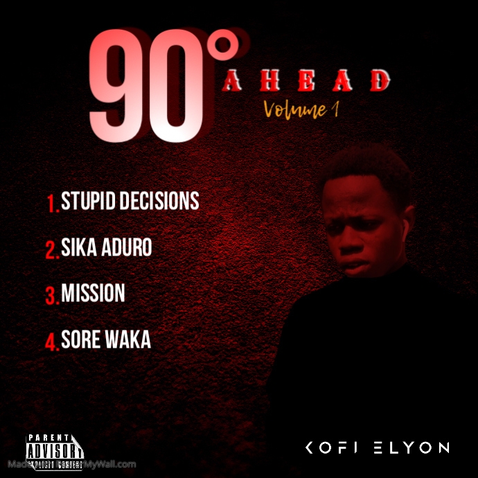 Copy of Red Mixtape Tracklist CD Cover | PosterMyWall