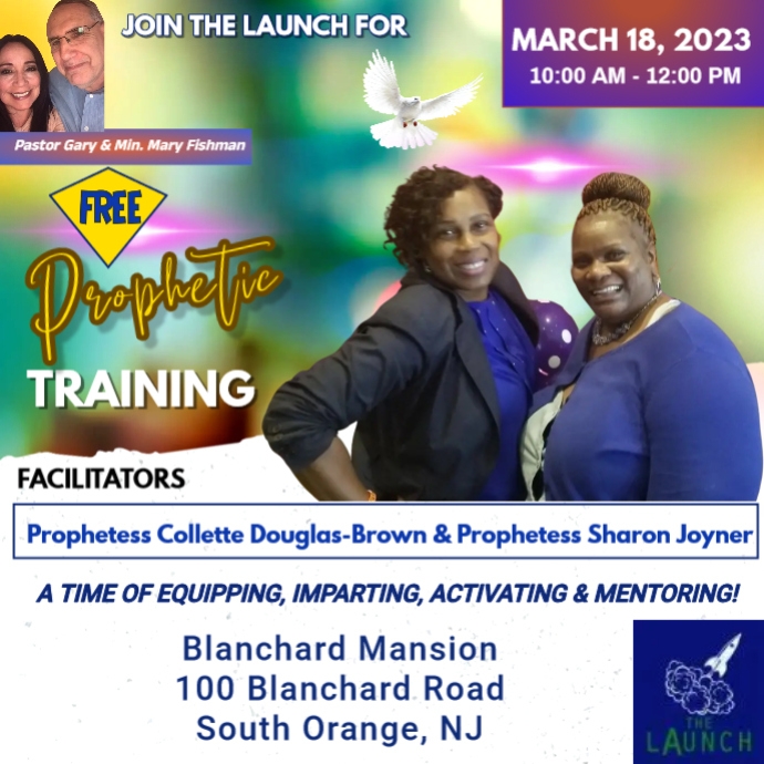 Prophetic Training 3/18/23 | PosterMyWall
